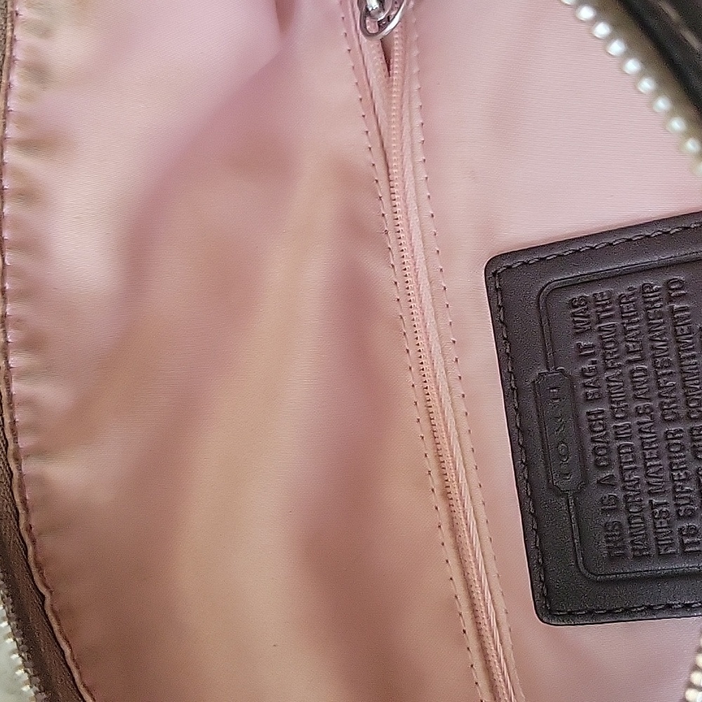 Coach Leather/Fabric With C - Gem